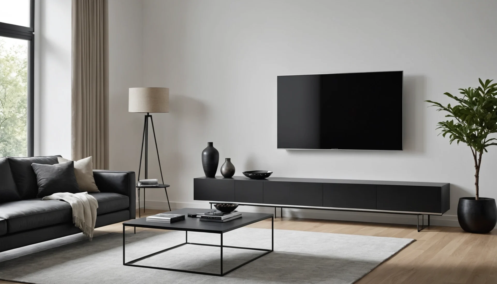 Télé Loewe avec pied : style et technologie moderne